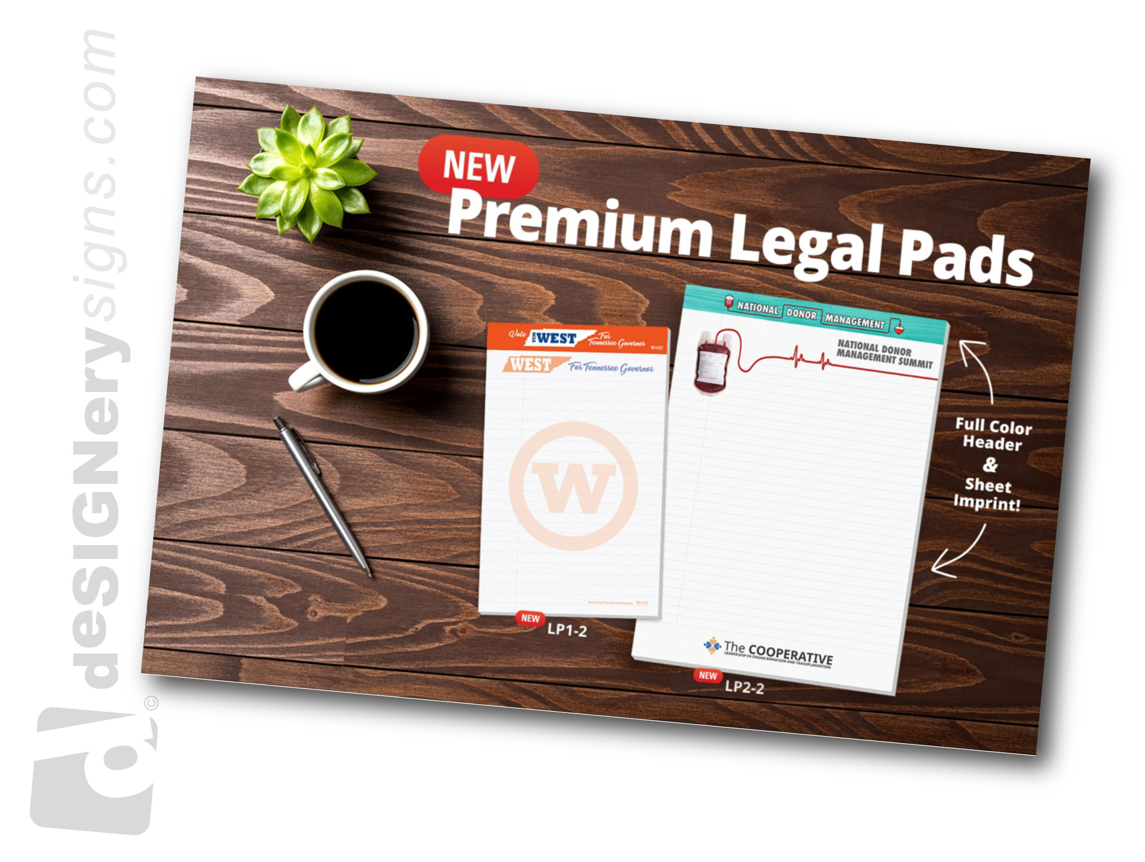 NEW Custom Premium Legal Pads DeSIGNerySigns new-custom-premium-legal-pads-designerysigns